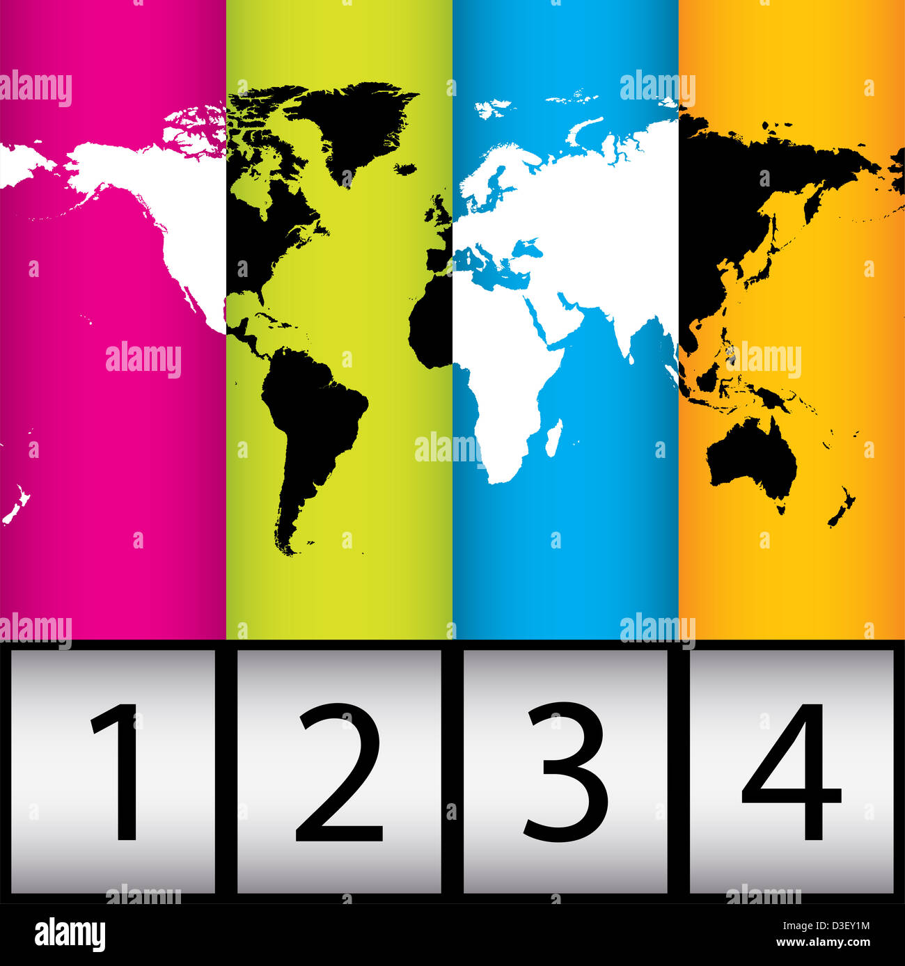 special background with world map Stock Photo - Alamy