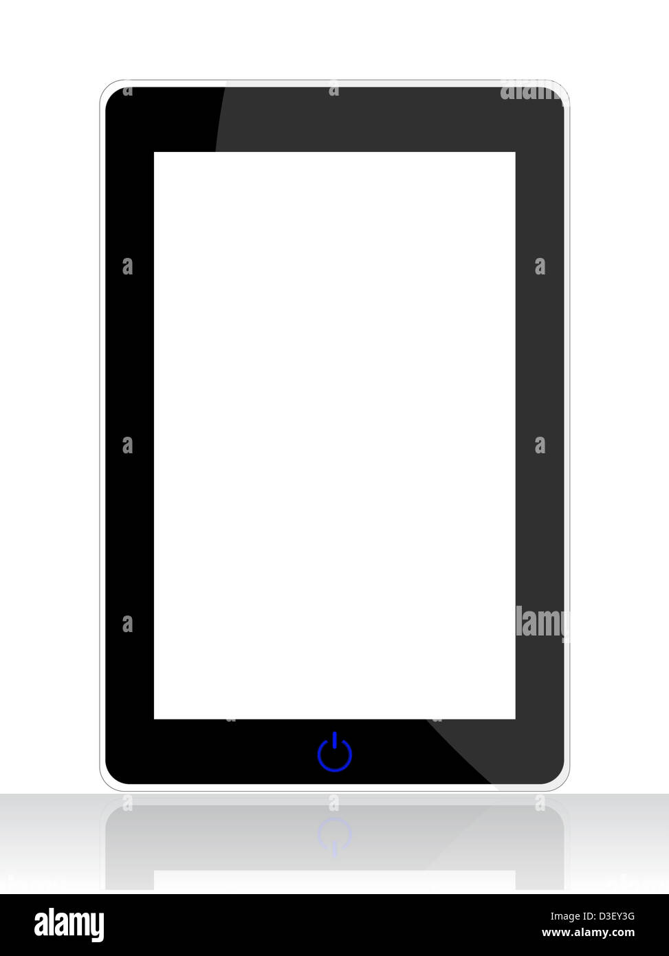 special tablet pc isolated on white background Stock Photo - Alamy