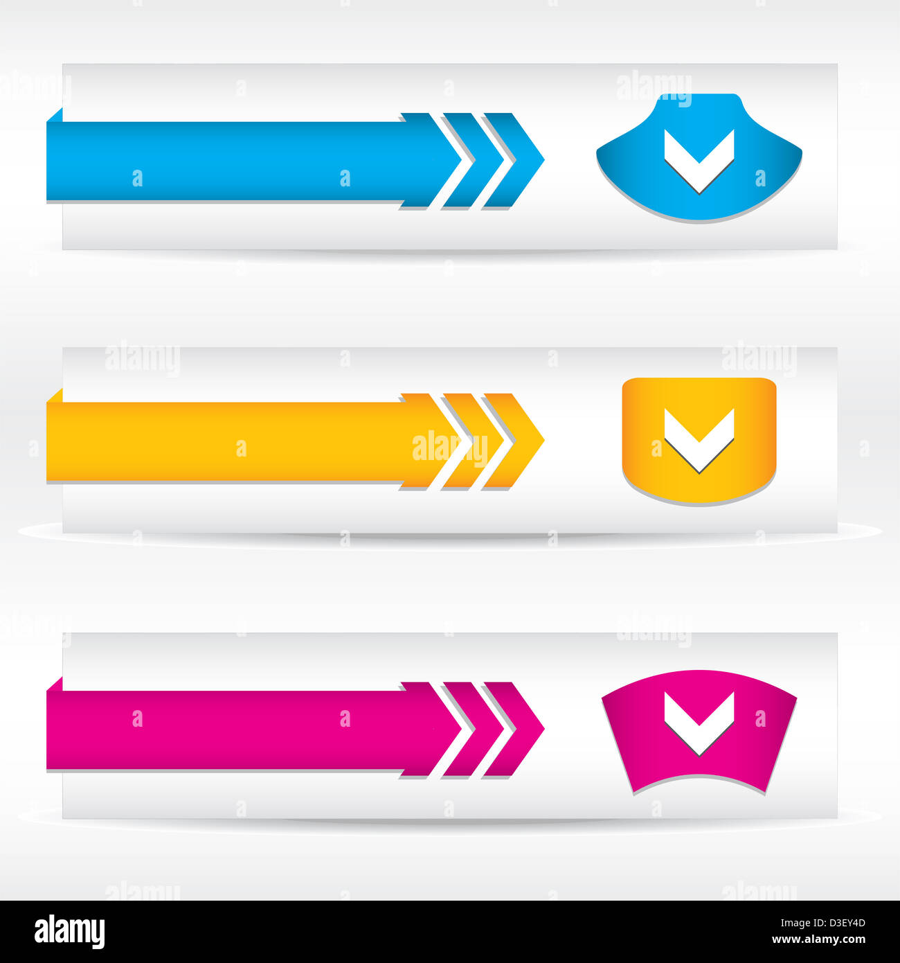 abstract header vector set Stock Photo - Alamy