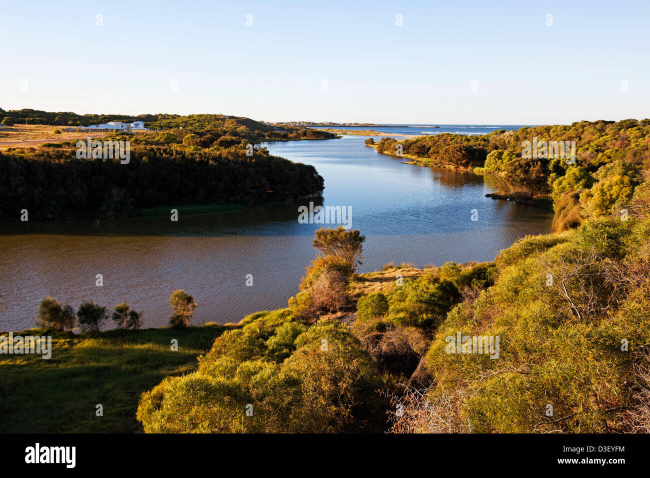 Irwin River Estuary, Dongara Western Australia Stock Photo - Alamy