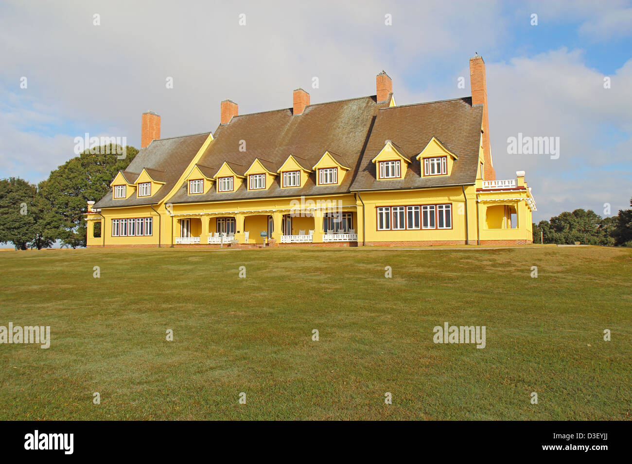 Whalehead Club Historic House Museum near Corolla, North Carolina Stock ...