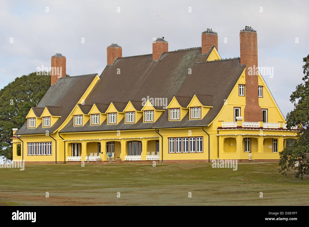 Whalehead Club Historic House Museum near Corolla, North Carolina Stock ...