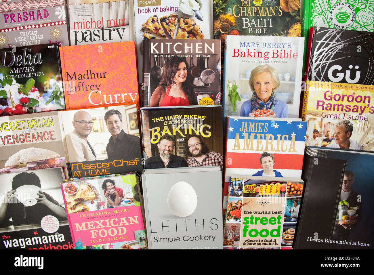 Cookery display cookery hi-res stock photography and images - Alamy