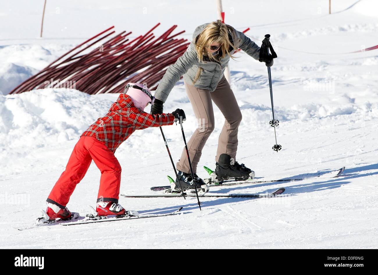 Princess Maxima and Princess Ariane of The Netherlands during their ...