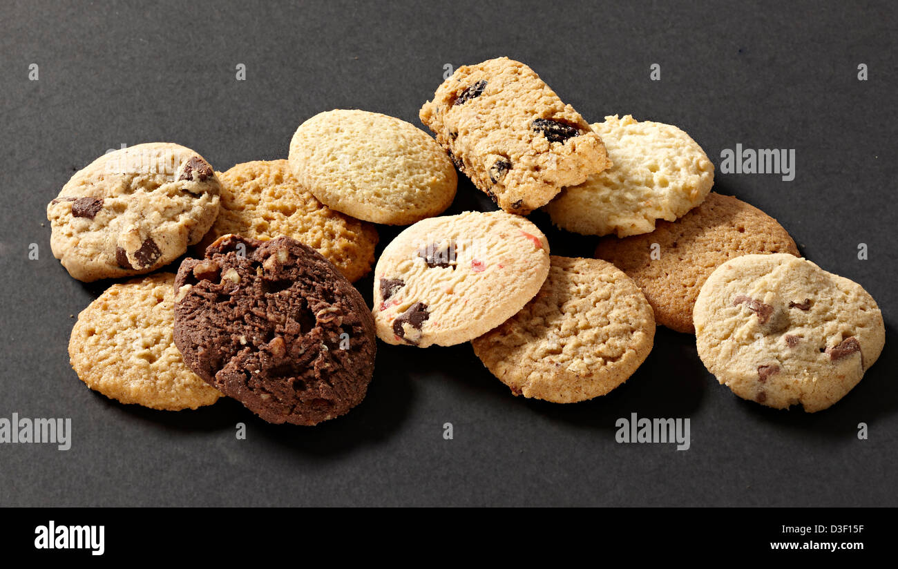 Fancy biscuit selection Stock Photo - Alamy