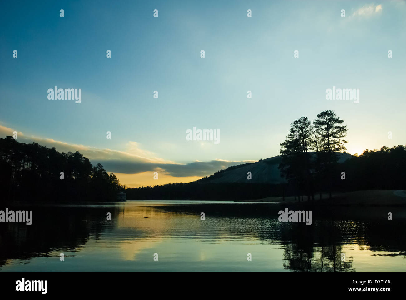 Behind stone lake hi-res stock photography and images - Alamy