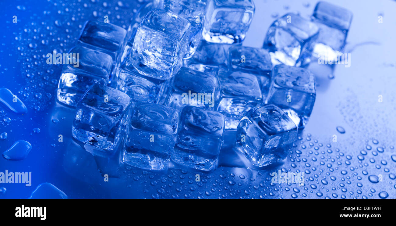 Crystals ice cubes Stock Photo - Alamy