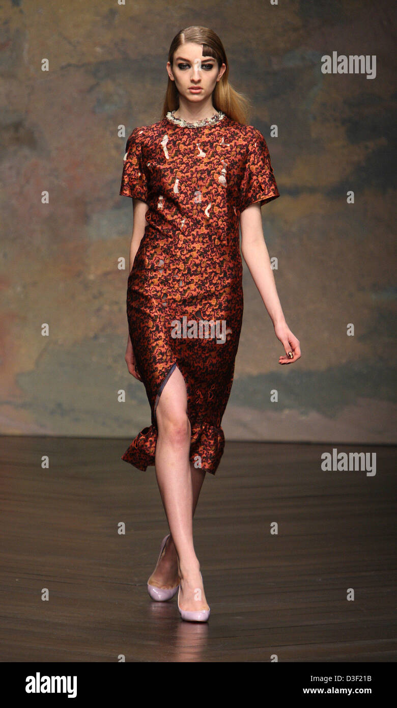 Michael van der Ham A/W 2013/14 collection shown during London Fashion ...