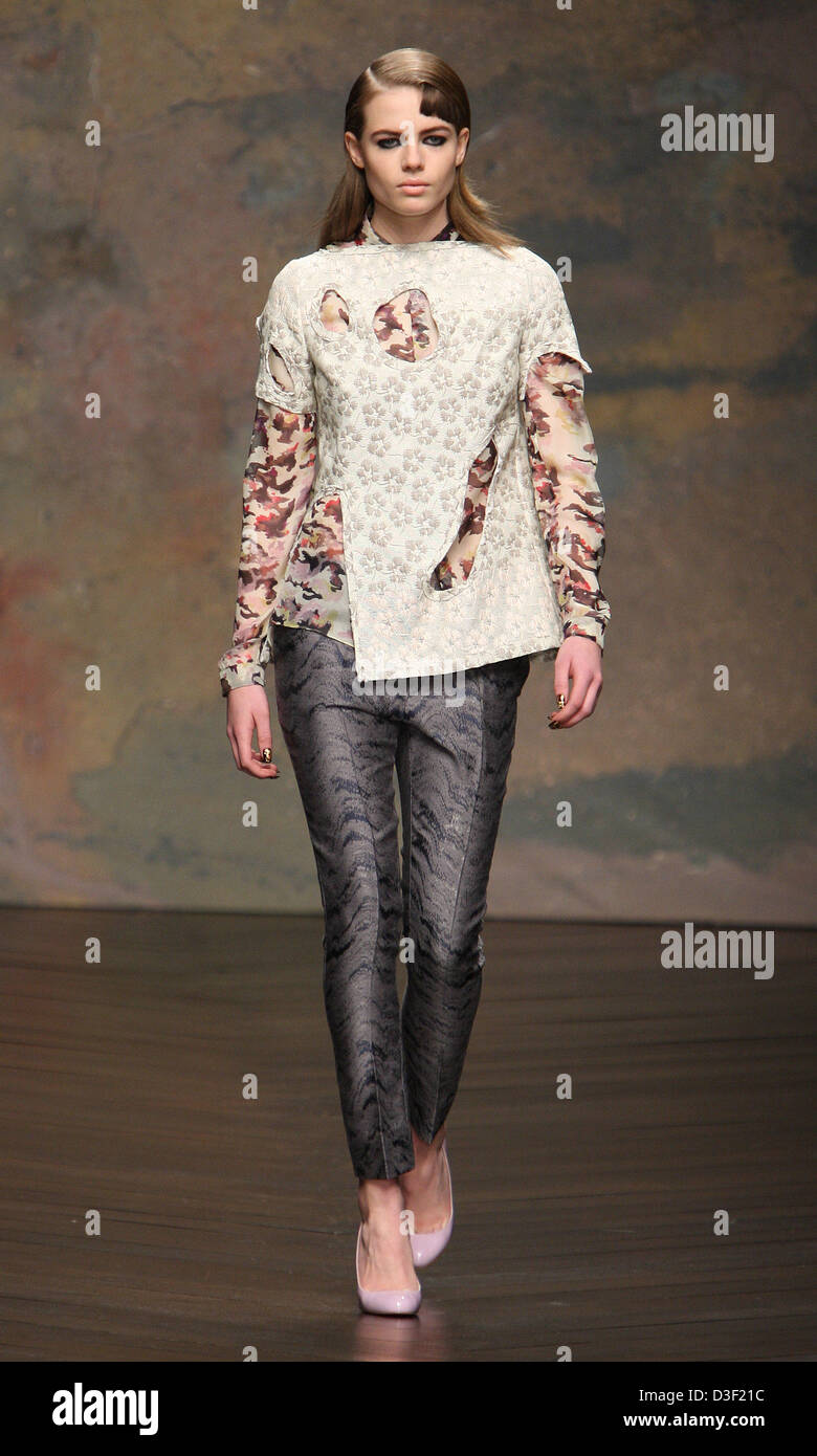 Michael van der Ham A/W 2013/14 collection shown during London Fashion ...