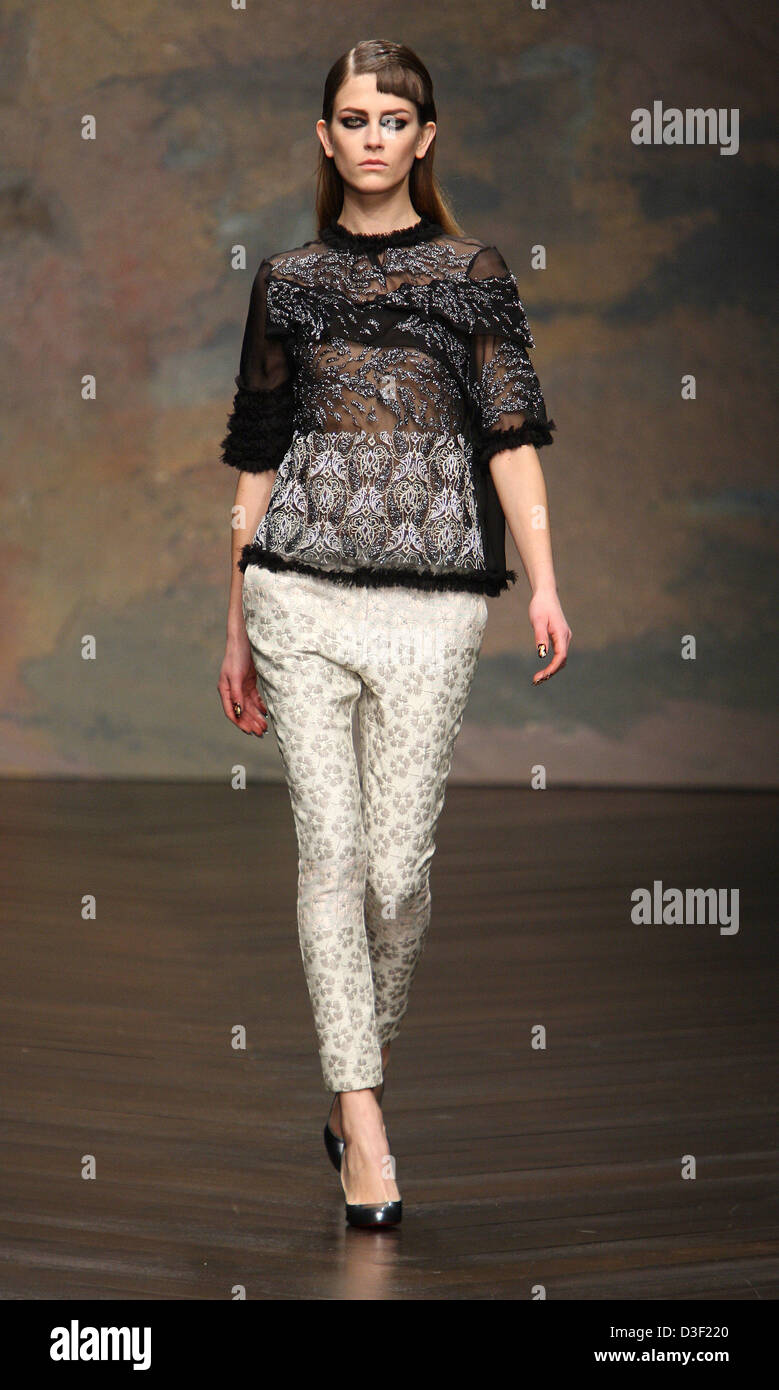 Michael van der Ham A/W 2013/14 collection shown during London Fashion ...