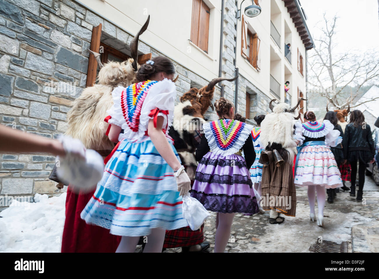 Carnival bielsa one traditional carnival hi-res stock photography and ...
