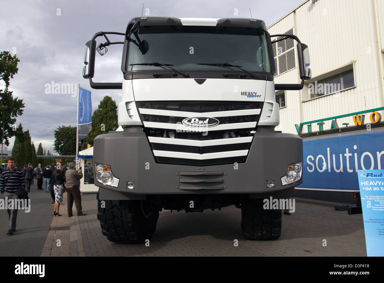 Visitors at the IAA International Motor Show for Commercial Vehicles ...