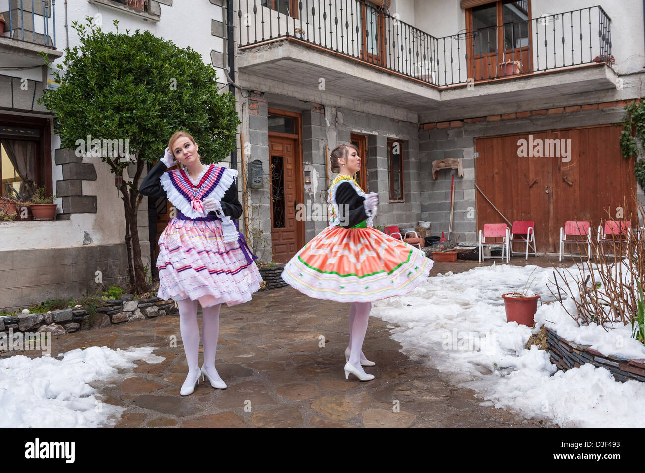 Carnival bielsa one traditional carnival hi-res stock photography and ...