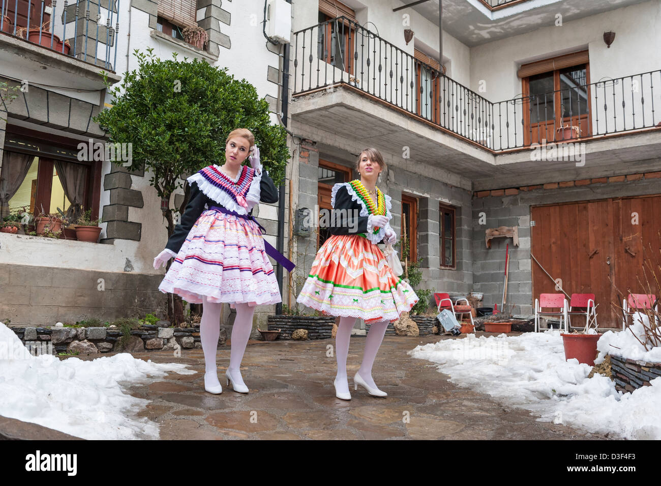 Carnival bielsa one traditional carnival hi-res stock photography and ...