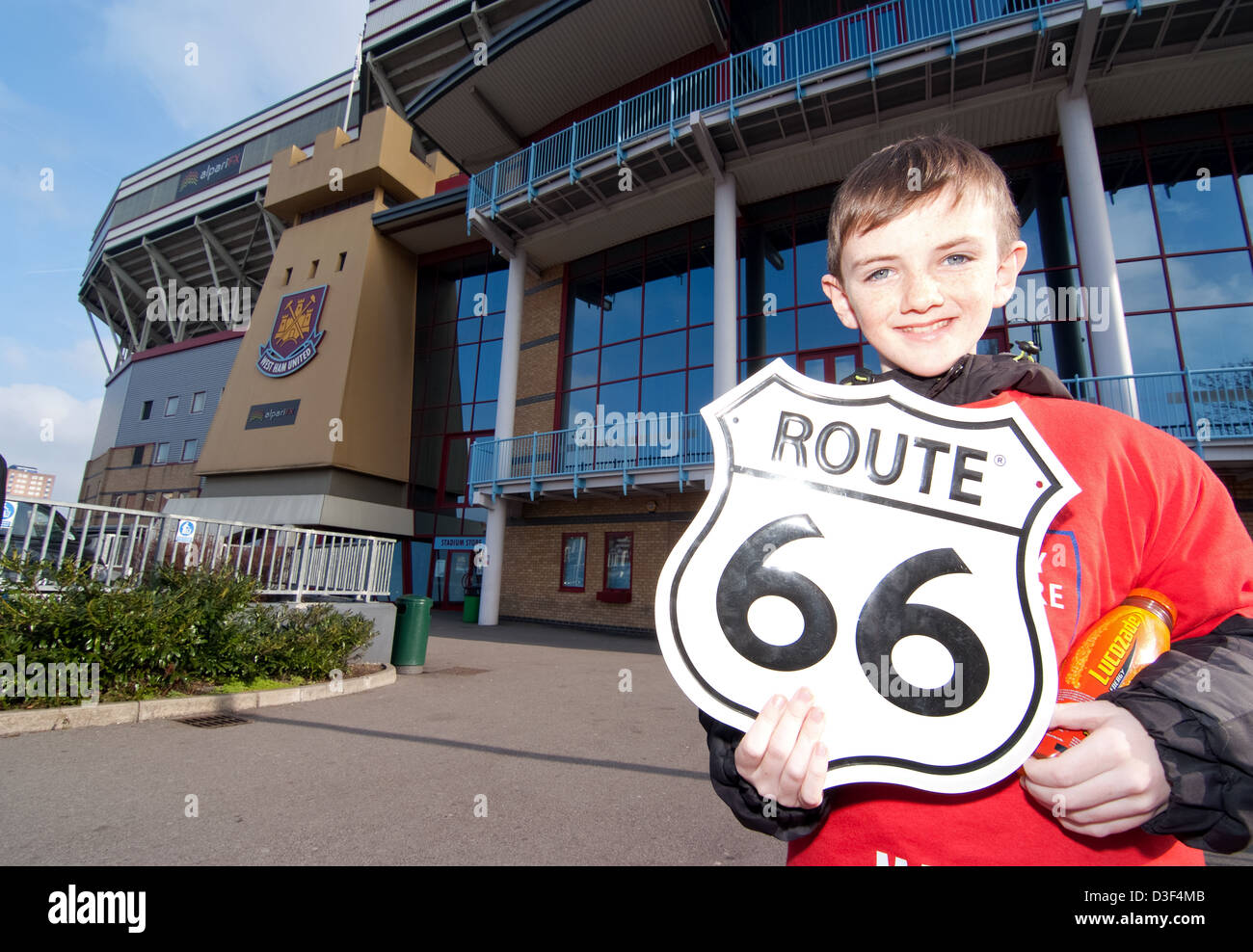 Jonjo Heuerman outside West Ham United Football Ground moments before ...