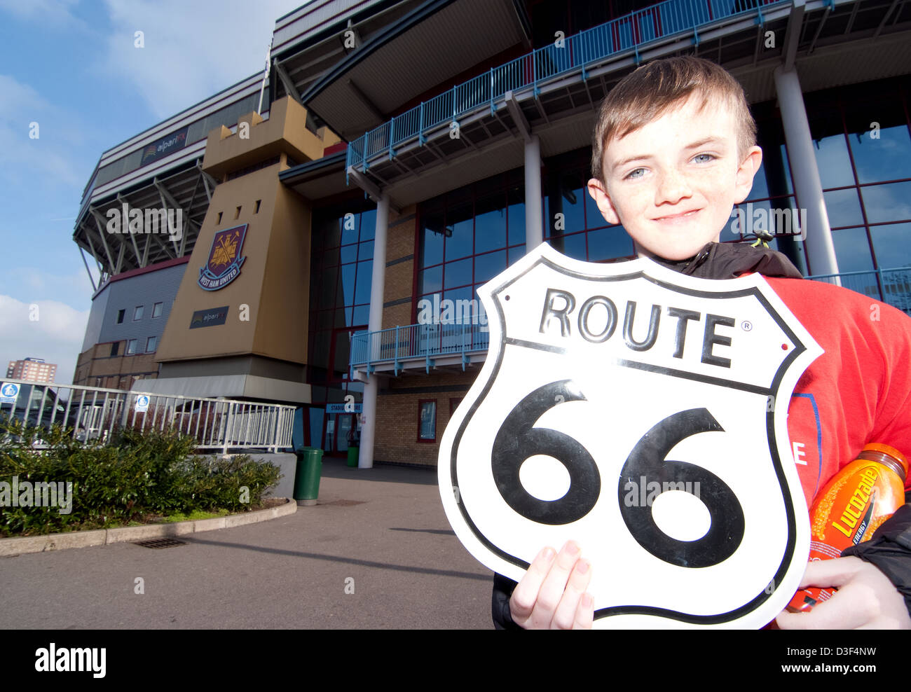 Jonjo Heuerman outside West Ham United Football Ground moments before ...