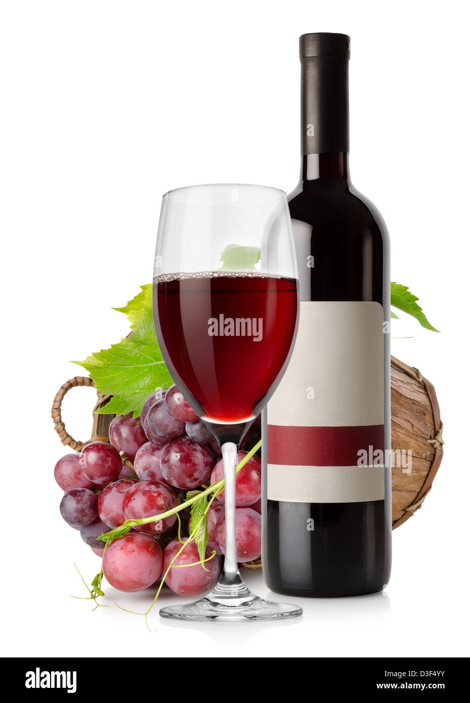 Red wine grapes in Cut Out Stock Images & Pictures - Alamy