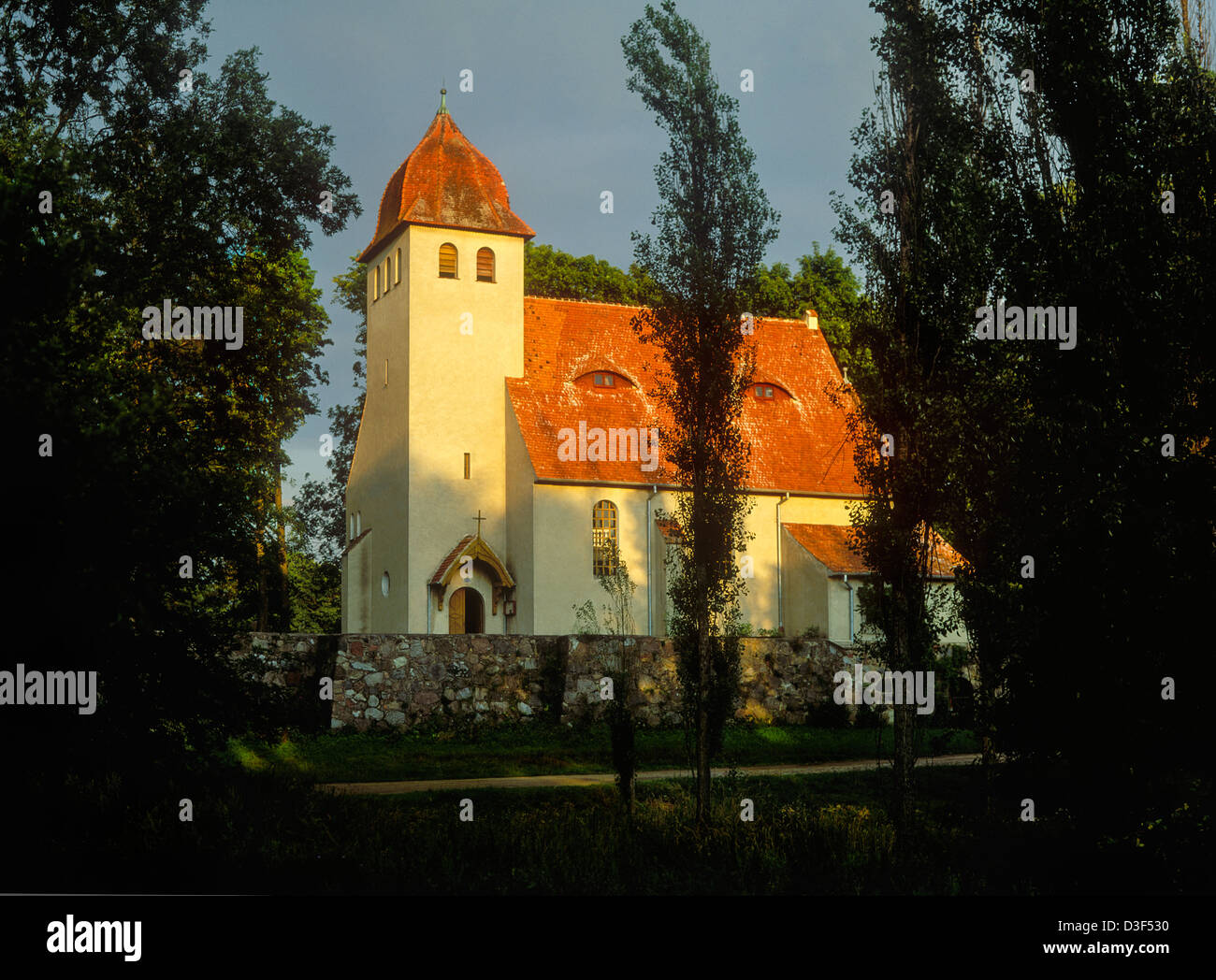 Church, Baranowo, Mazuria, Poland Stock Photo - Alamy