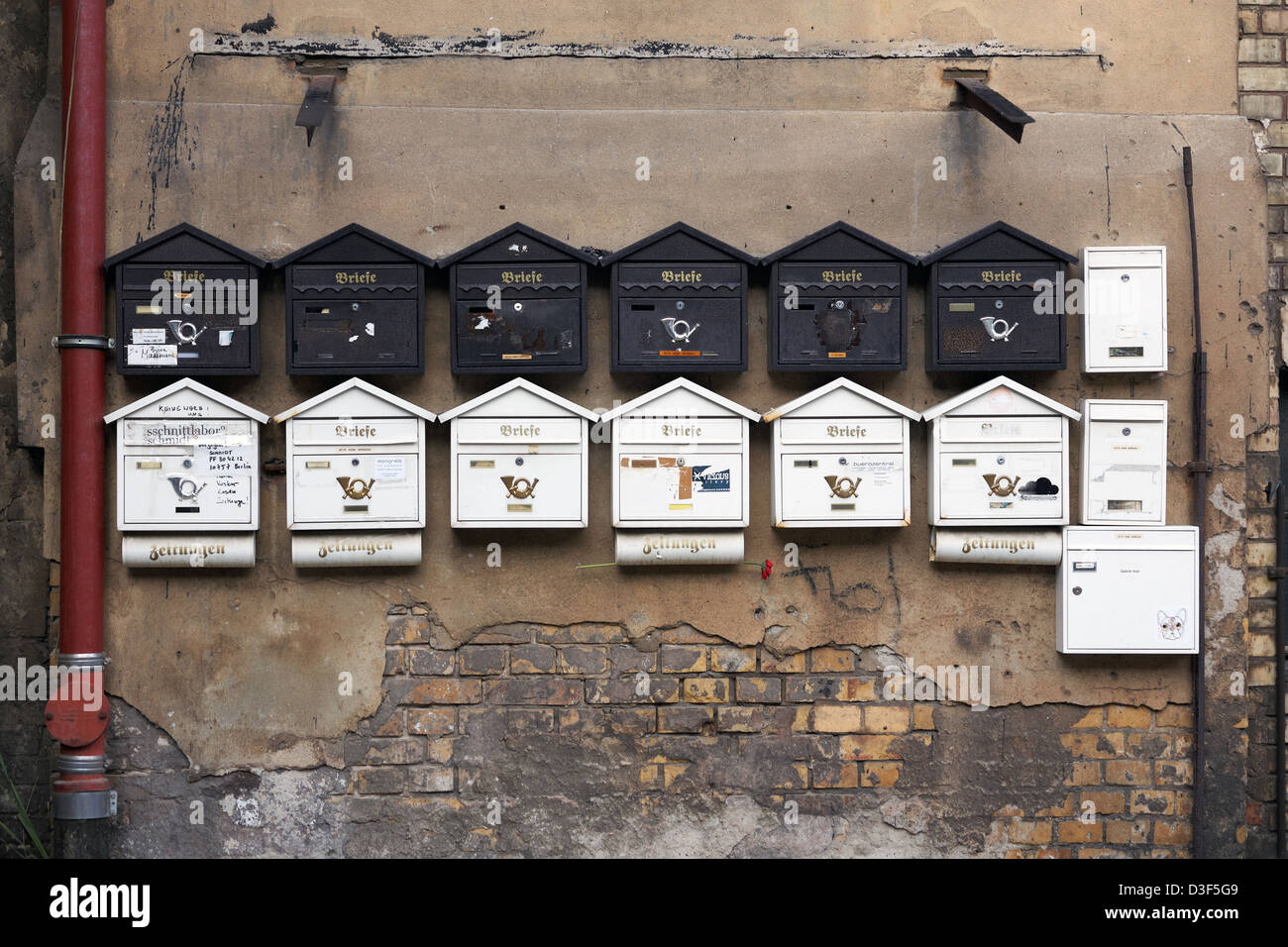 German mailboxes hi-res stock photography and images - Alamy