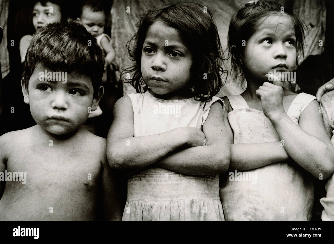 BERLIN, EL SALVADOR, March 1982: Children of refugee families who have ...
