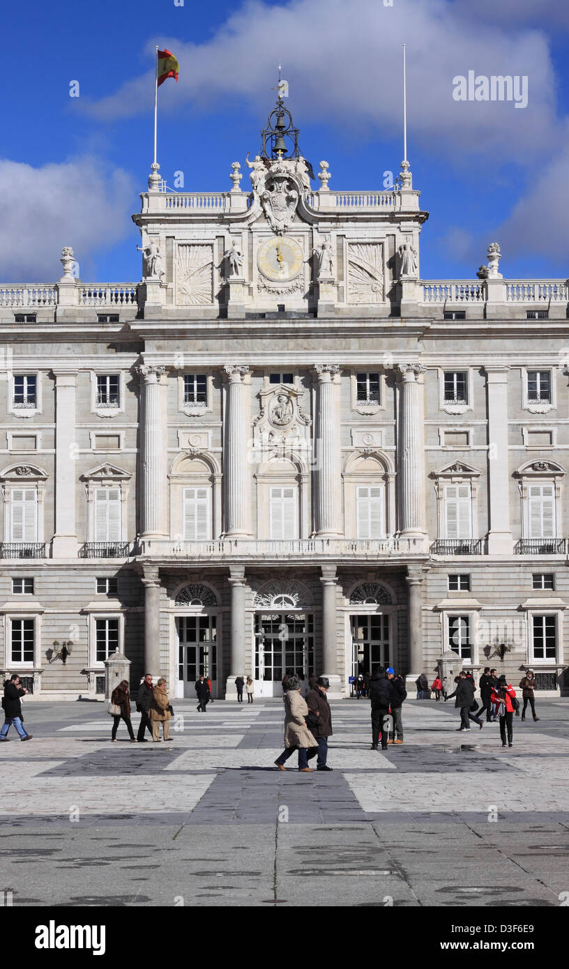 Madrid Spain the Palacio Real Royal Palace Stock Photo - Alamy