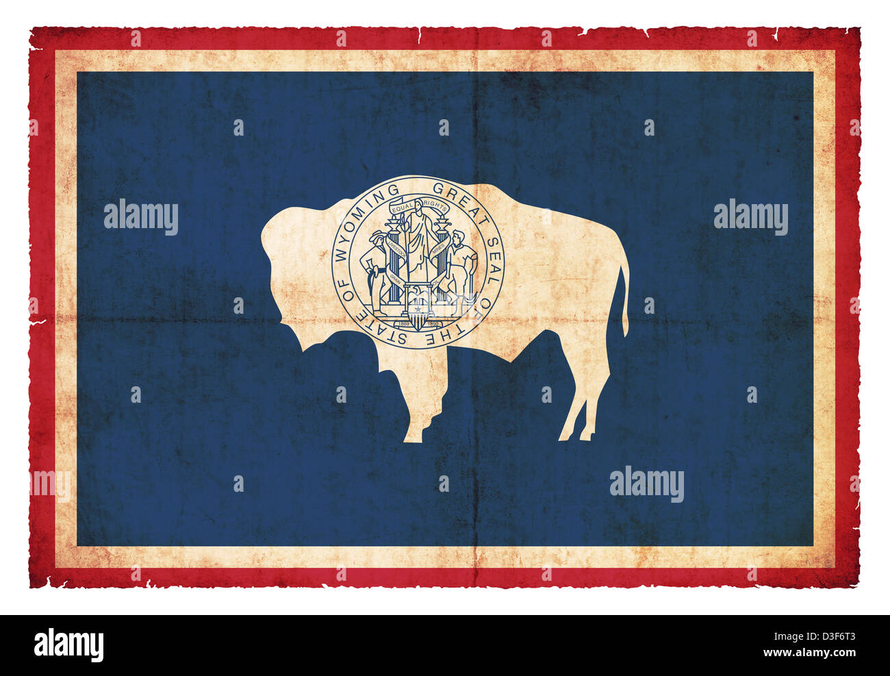 State wyoming usa flag hi-res stock photography and images - Alamy