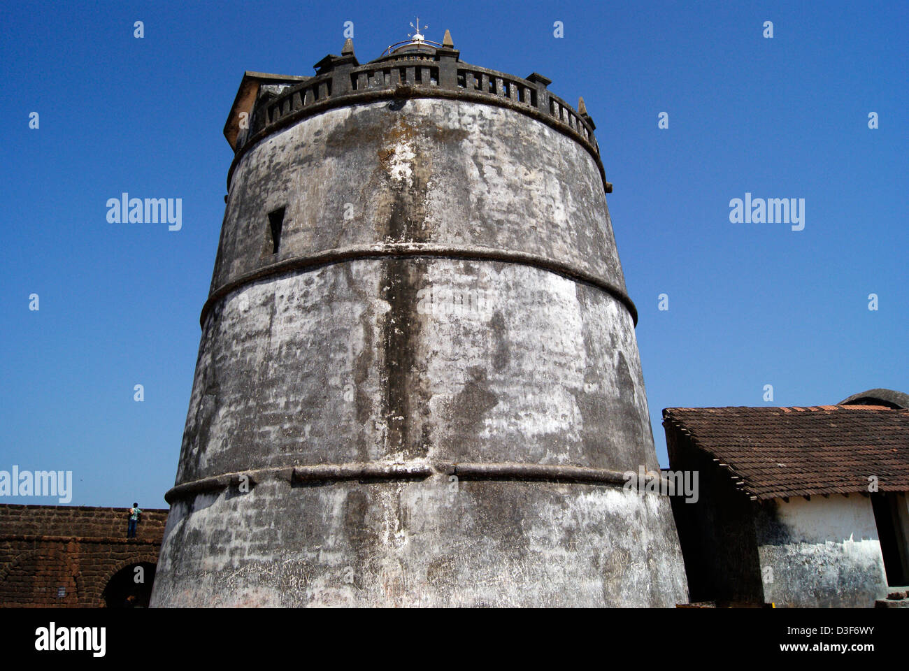 Fort Aguada Lighthouse at Goa India built by Portugal on 17th century ...
