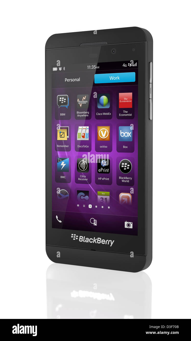 Blackberry Z10 High Resolution Stock Photography and Images - Alamy