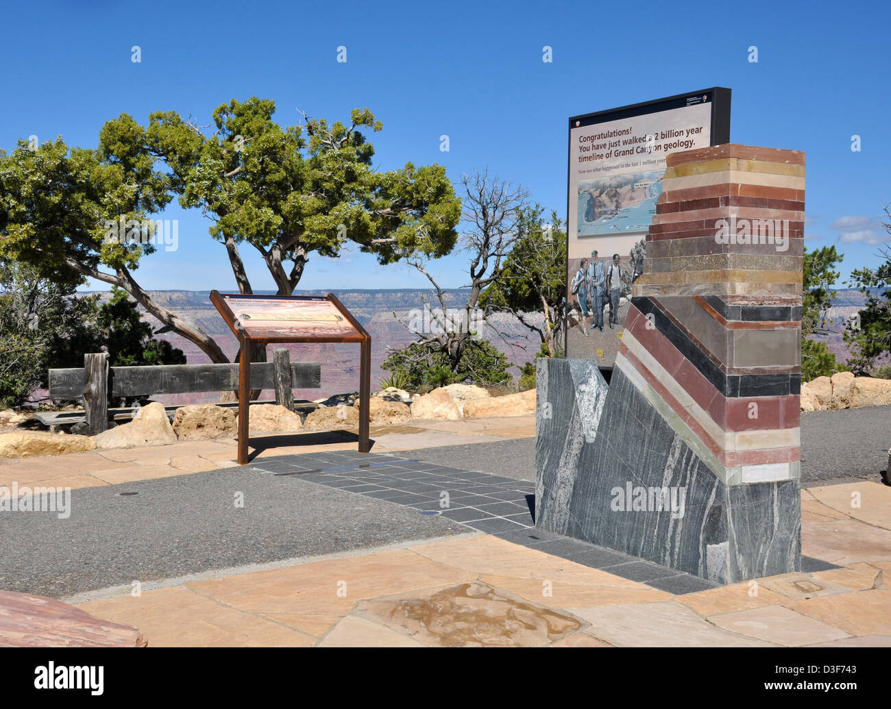 The Grand Canyon’s Trail of Time exhibit educates visitors about the ...