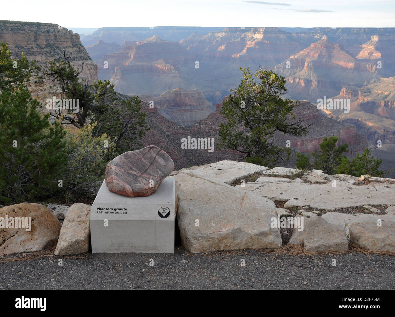 The Trail of Time at Grand Canyon National Park highlights geological ...