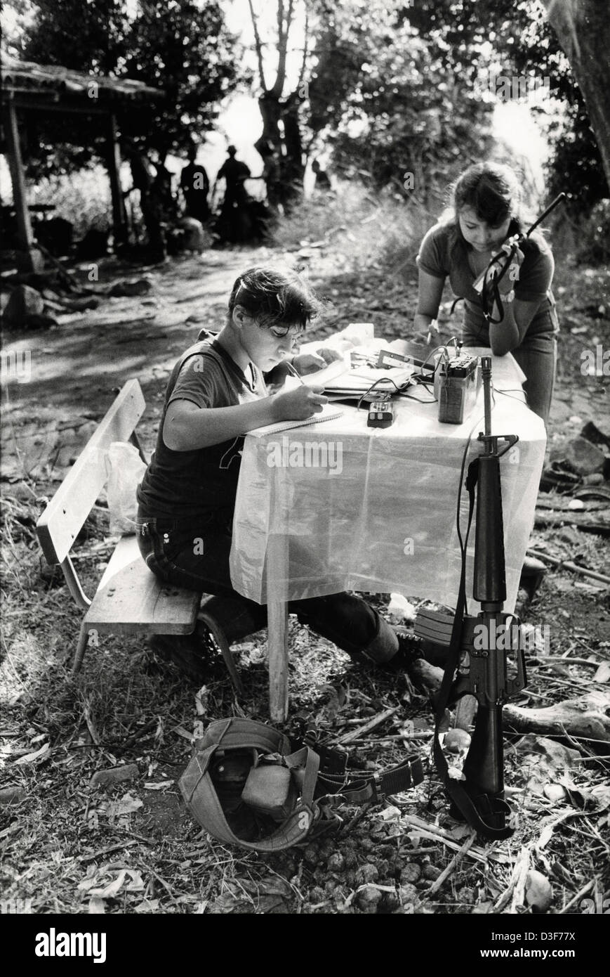 GUAZAPA, EL SALVADOR, FEB 1984: - Within the FPL Guerrilla's Zones of ...