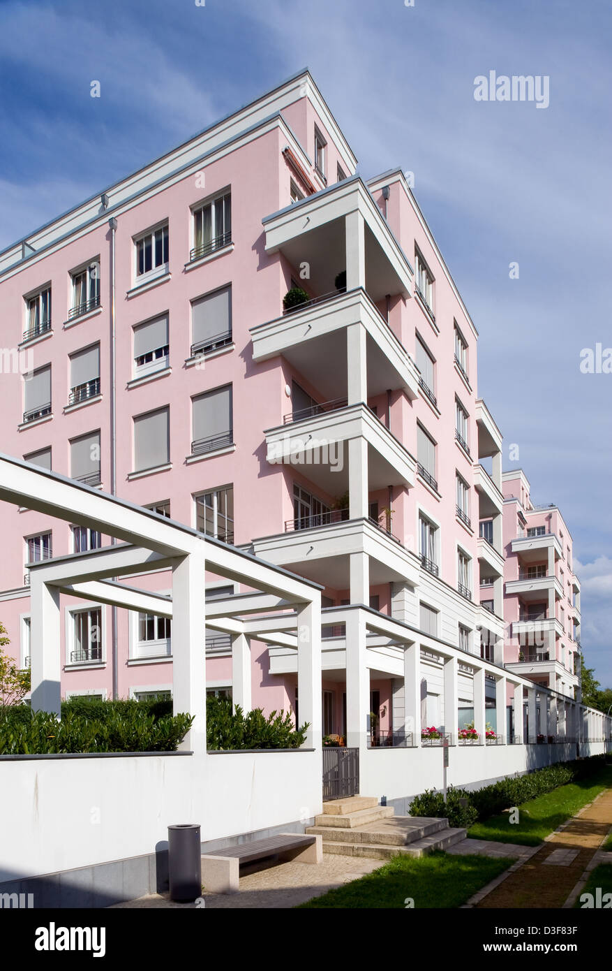 Berlin, Germany, Townhouses at Köbis triangle Stock Photo - Alamy