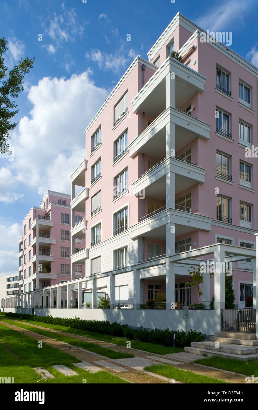 Berlin, Germany, Townhouses at Köbis triangle Stock Photo - Alamy