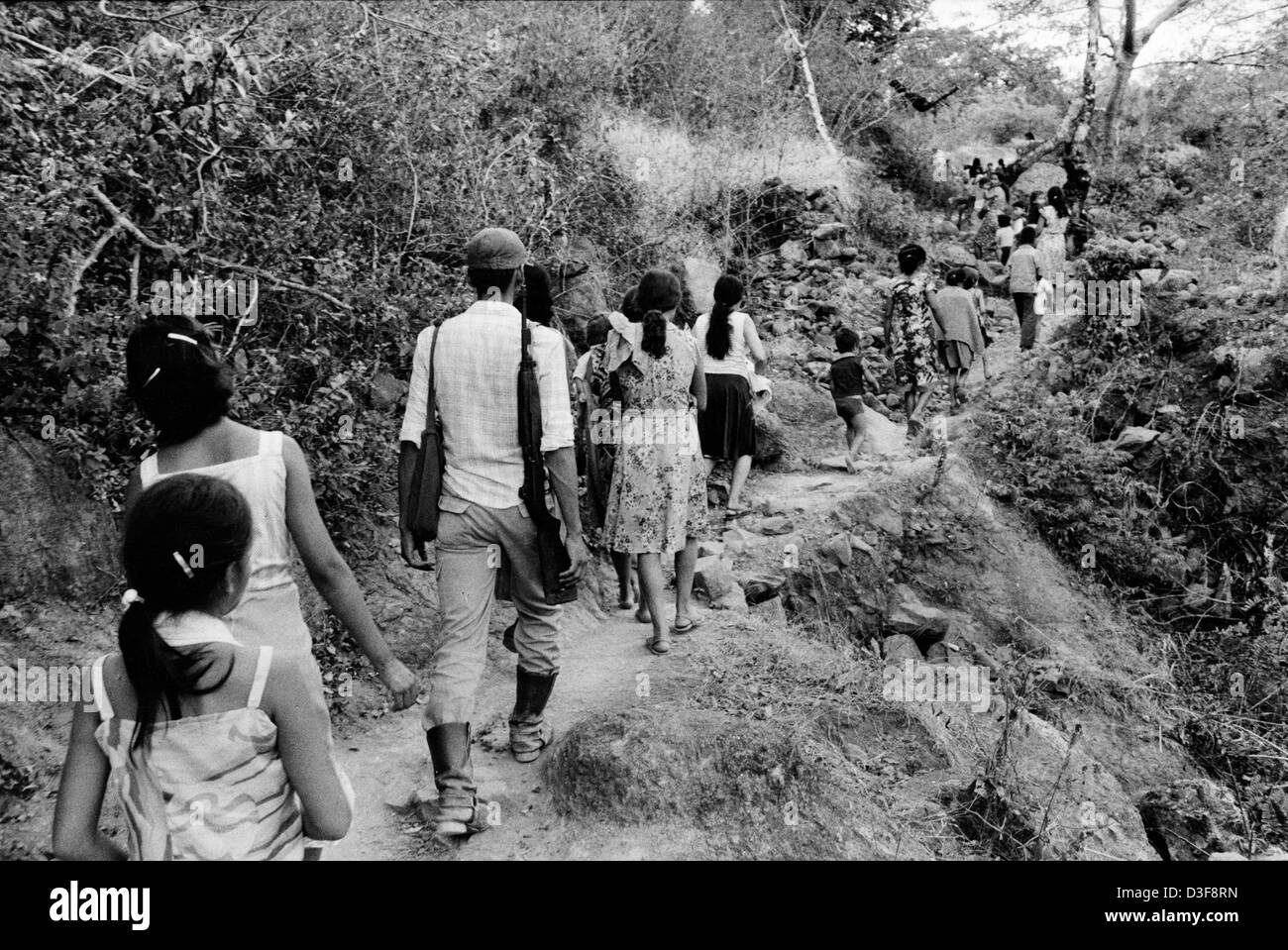 CHALATENANGO, EL SALVADOR, FEB 1984: - Within the FPL Guerrilla's Zones ...
