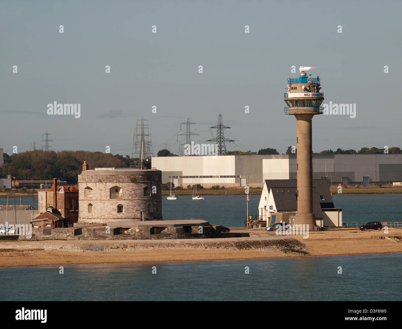 Coastguard Tower Calshot Castle High Resolution Stock Photography and ...