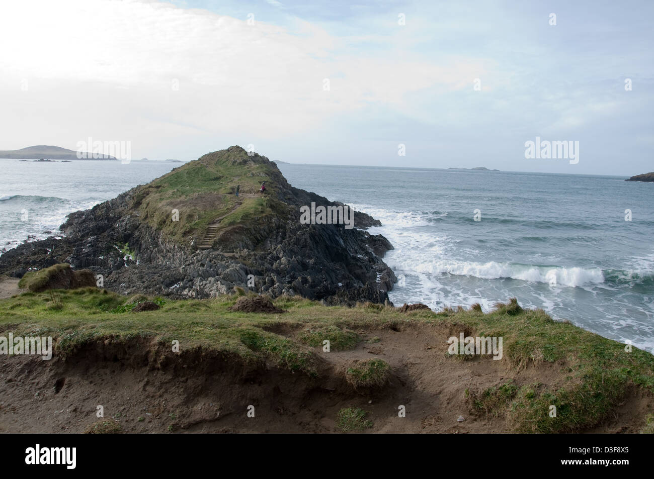 The Welsh Coastal Path near Whitesands in Pembrokeshire Stock Photo - Alamy