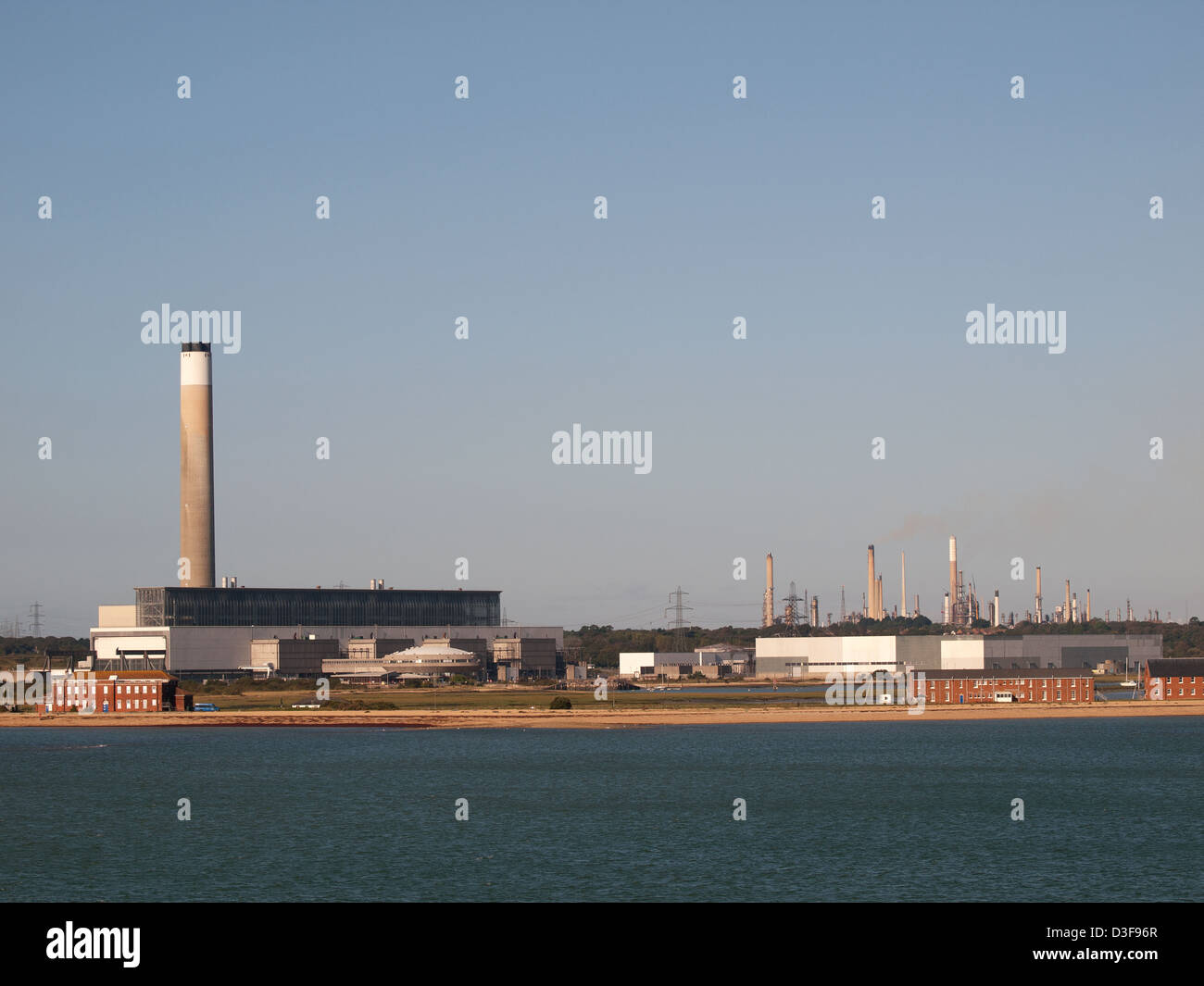 Fawley Power Station Hampshire England UK Stock Photo - Alamy