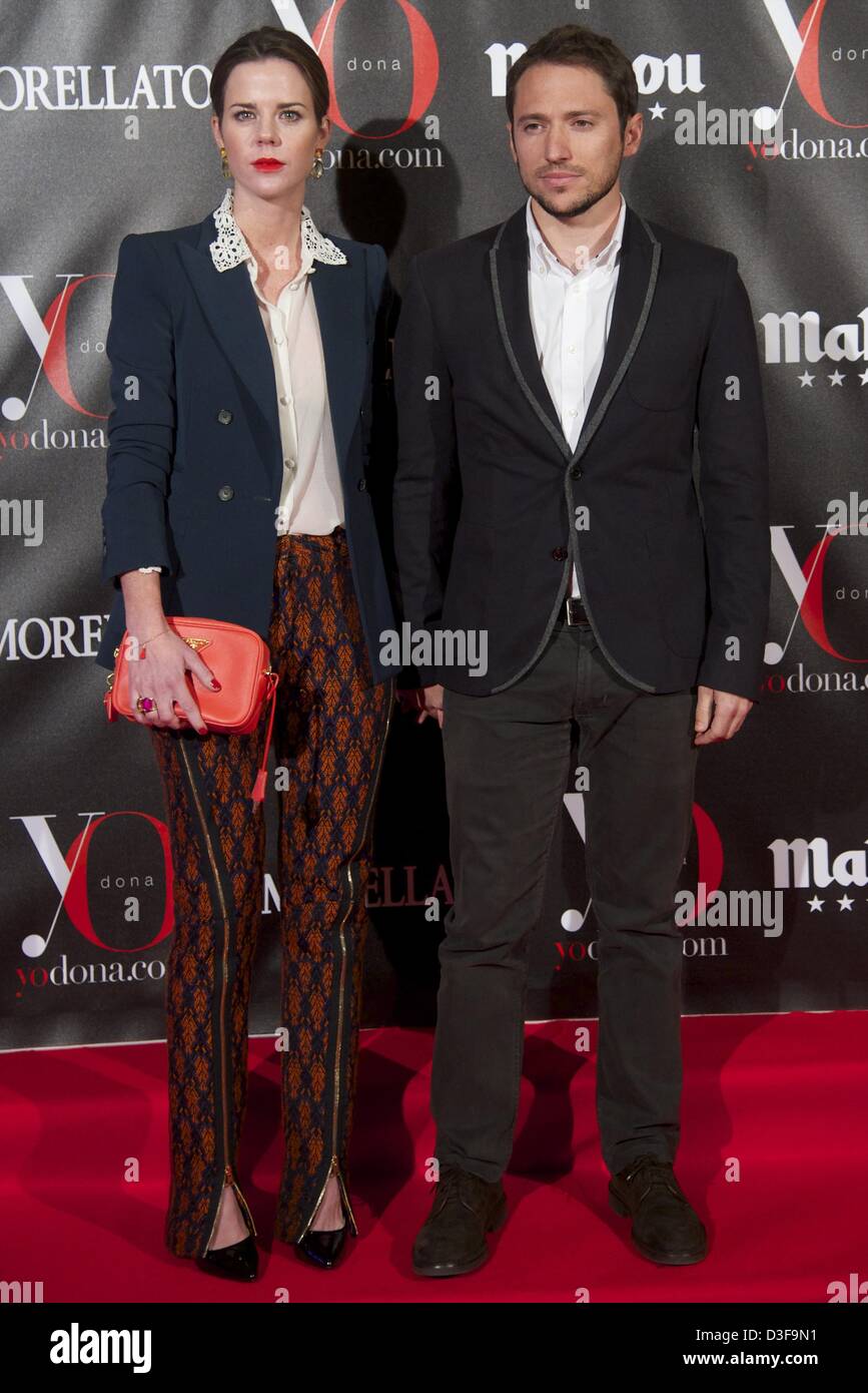 Feb. 18, 2013 - Madrid, Madrid, Spain - Amelia Bono and Manuel Martos ...