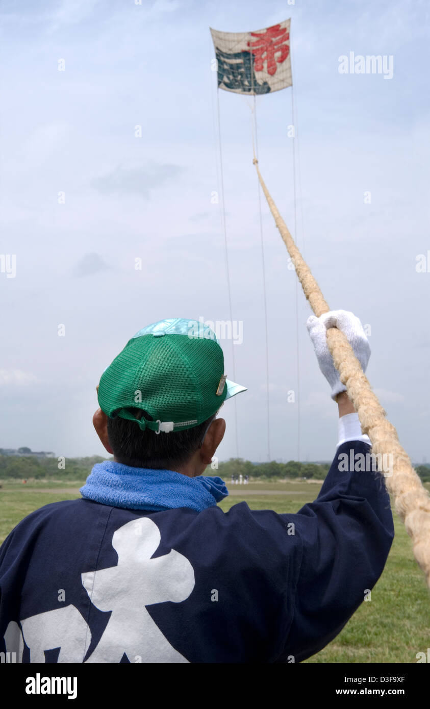 Giant paper and bamboo kite weighing 950 kilos, measuring 15 meters ...