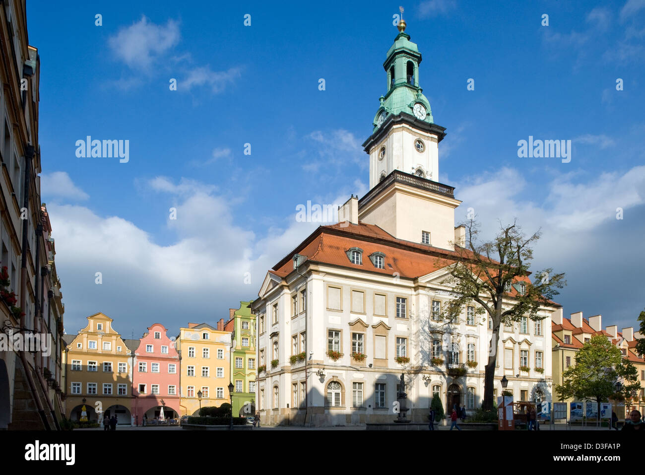 Hirschberg, Poland, the town hall on the market square Stock Photo - Alamy