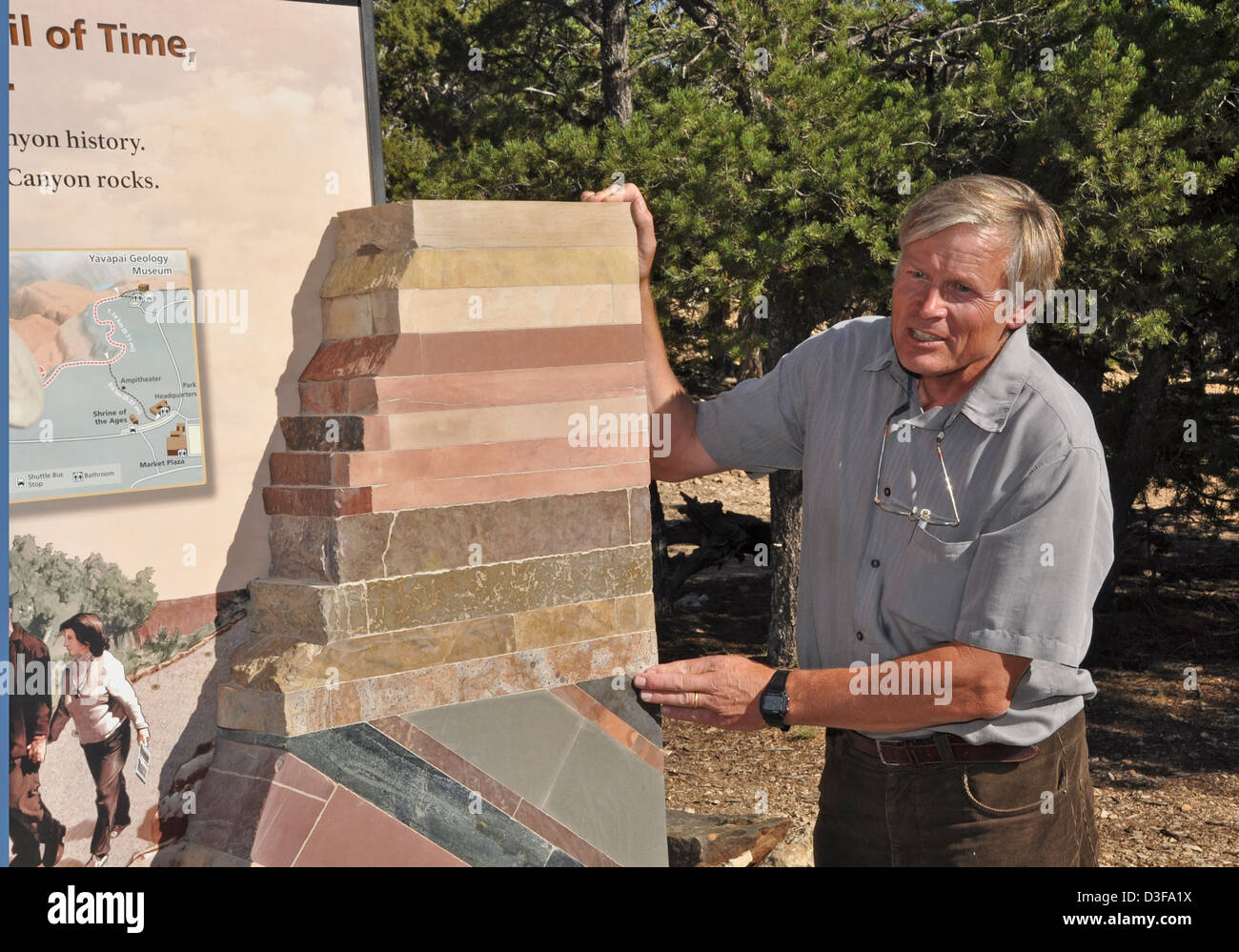 The Grand Canyon Trail of Time, located on the South Rim, is an ...