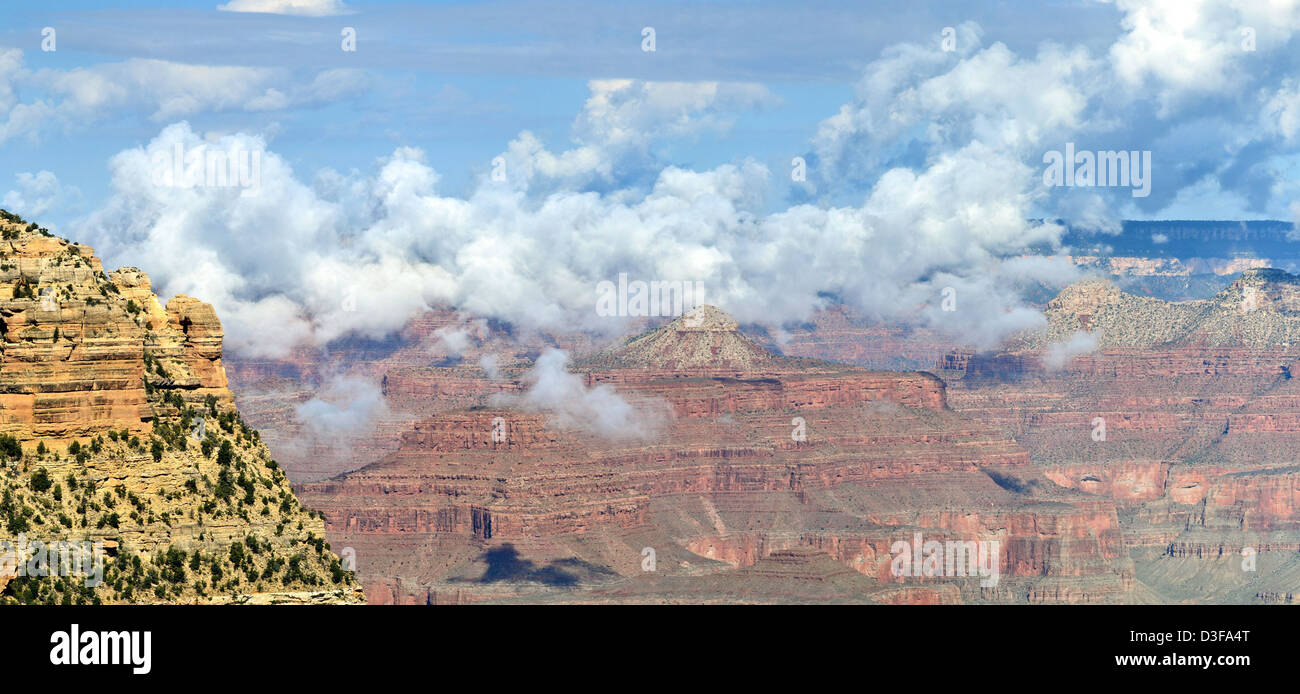 A cloud inversion over the Grand Canyon creates a stunning visual ...