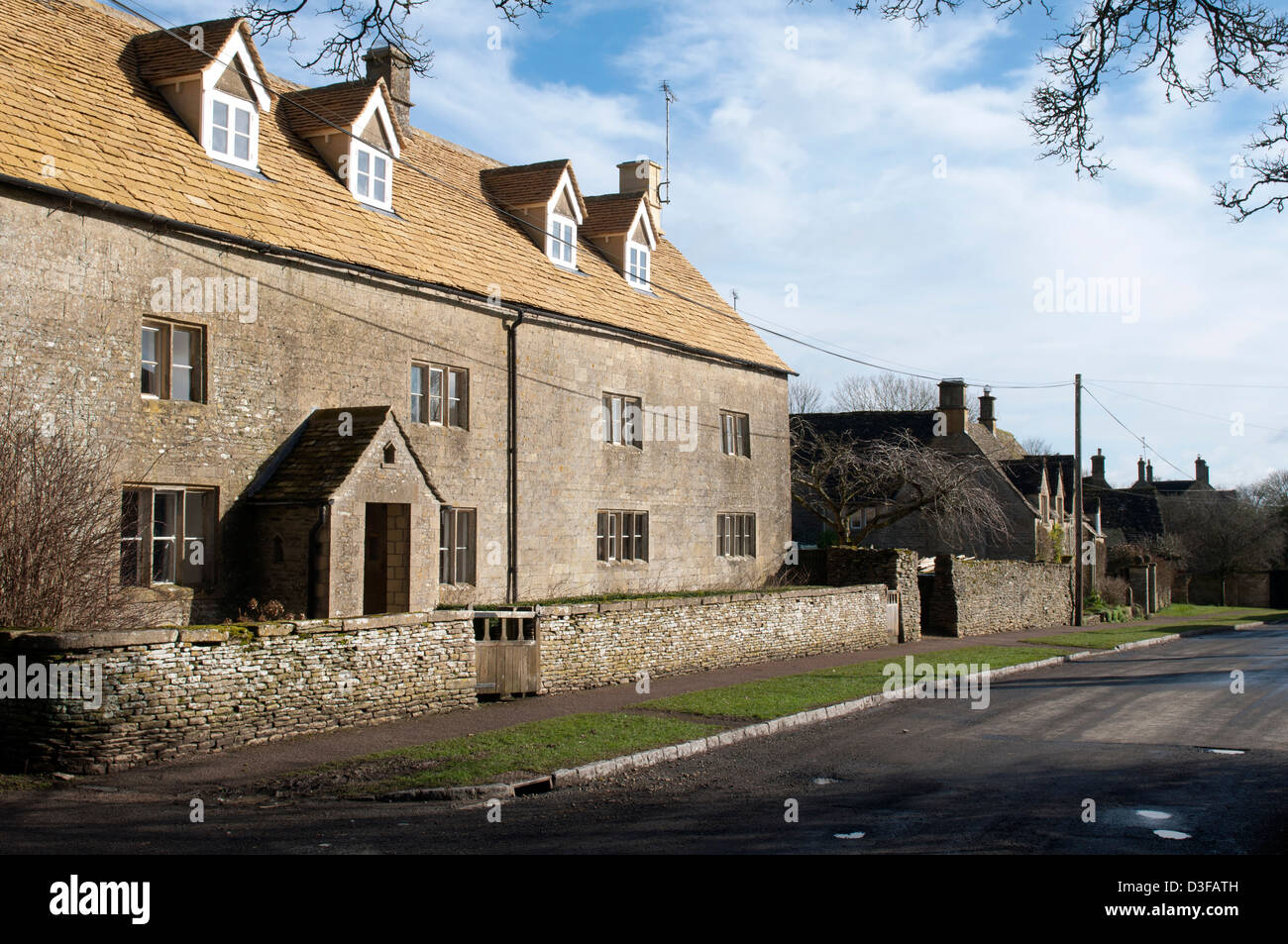 Cold Aston village, Gloucestershire, England, UK Stock Photo - Alamy