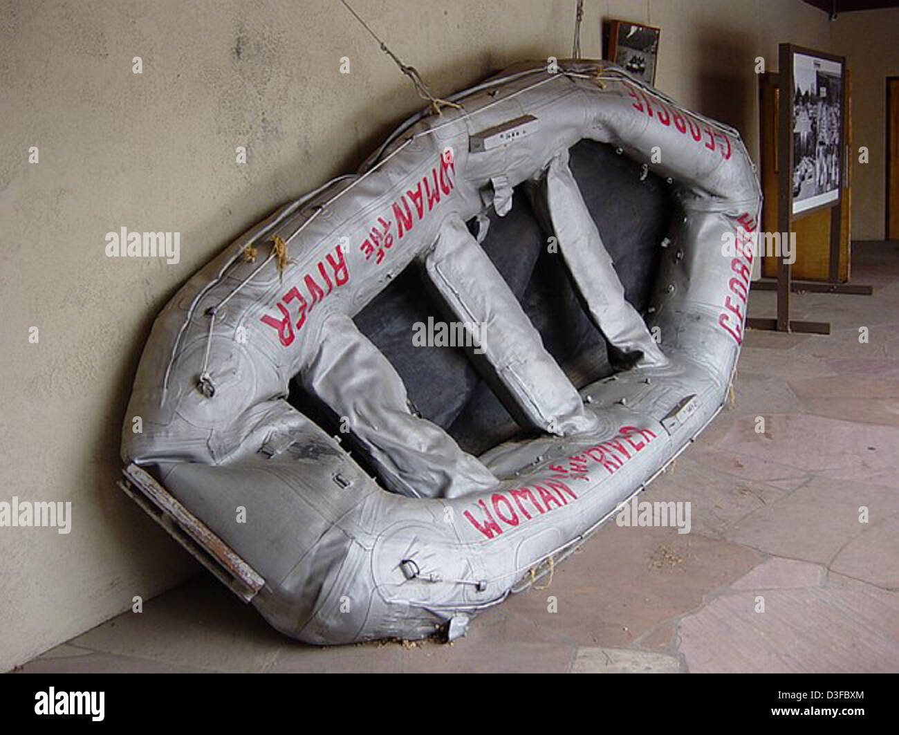 The historic raft boat at Grand Canyon National Park is a relic of ...
