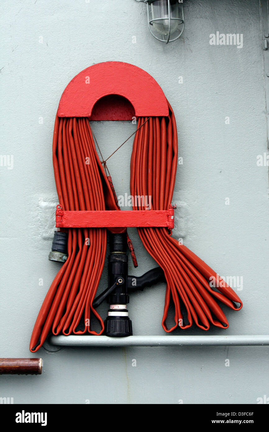 Fire hose roll firefighting equipment hi-res stock photography and ...