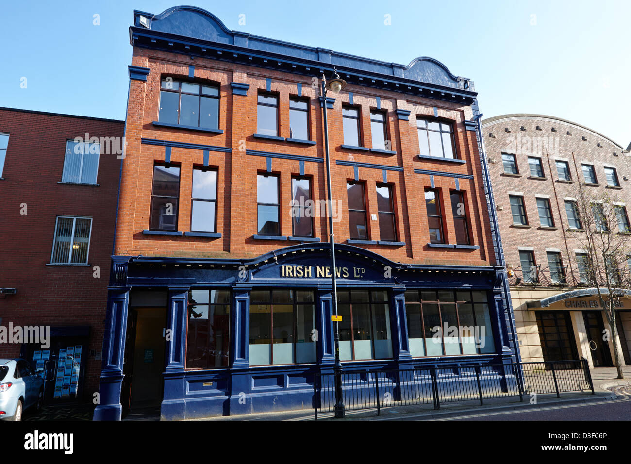 Irish news newspaper offices Belfast Northern Ireland UK Stock Photo ...