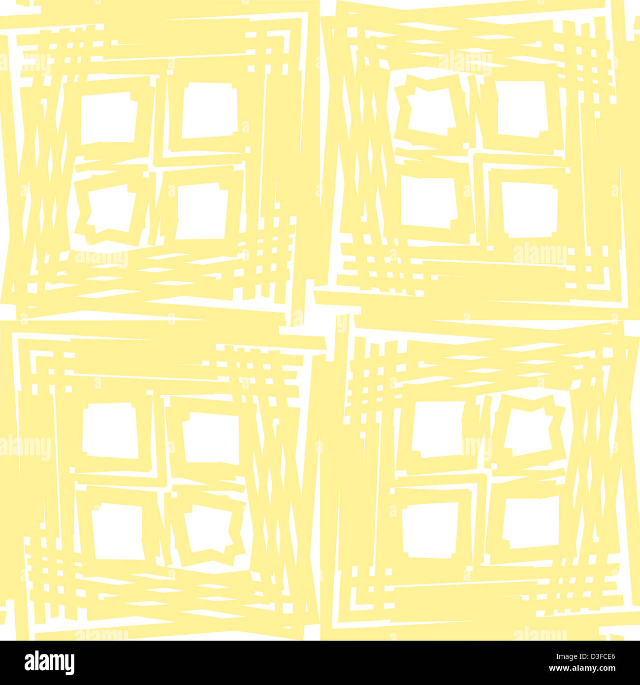 Yellow squares with lines in seamless background wallpaper Stock Photo ...