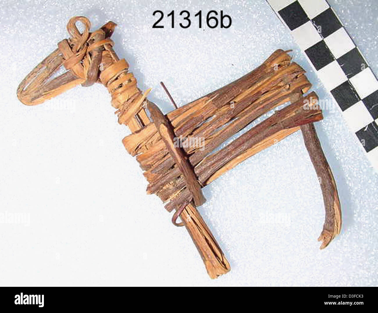 The Split-Twig Figurine is a prehistoric artifact representing an ...