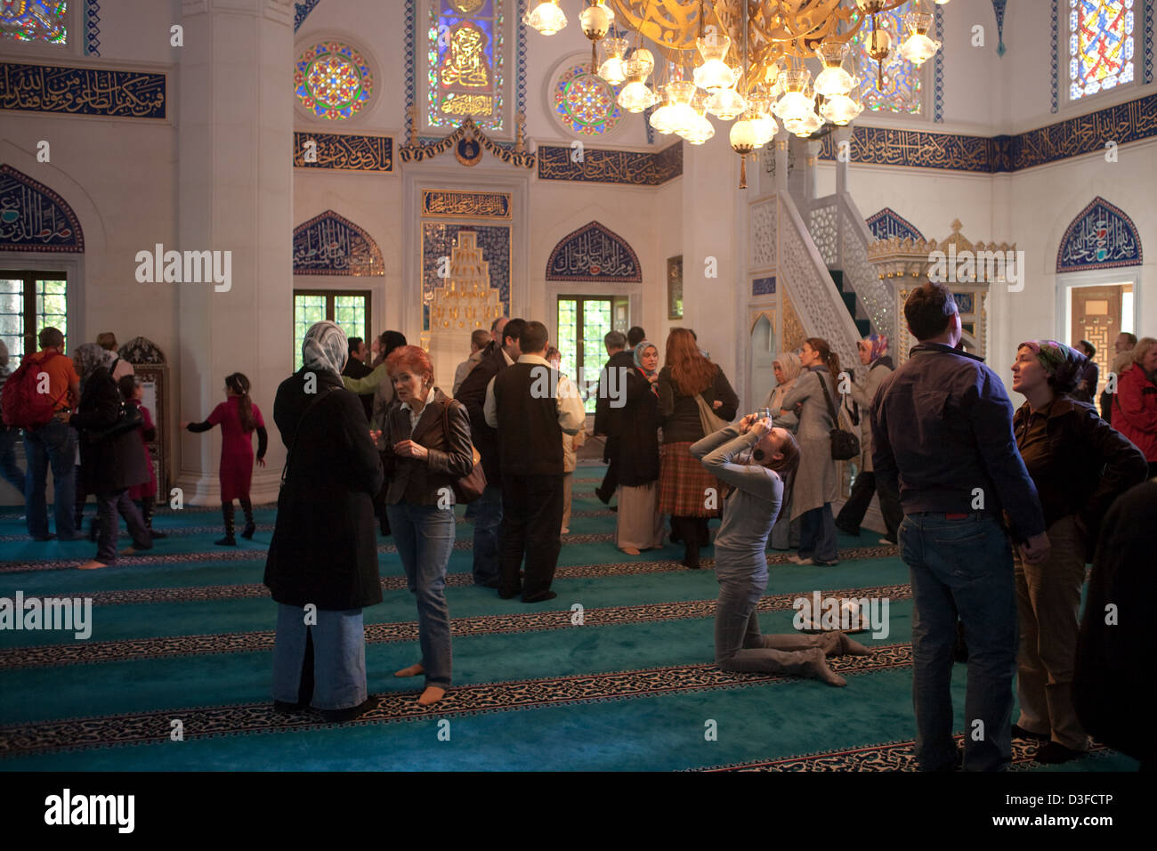 Berlin, Germany, the Sehitlik Mosque in Neukoelln Stock Photo - Alamy