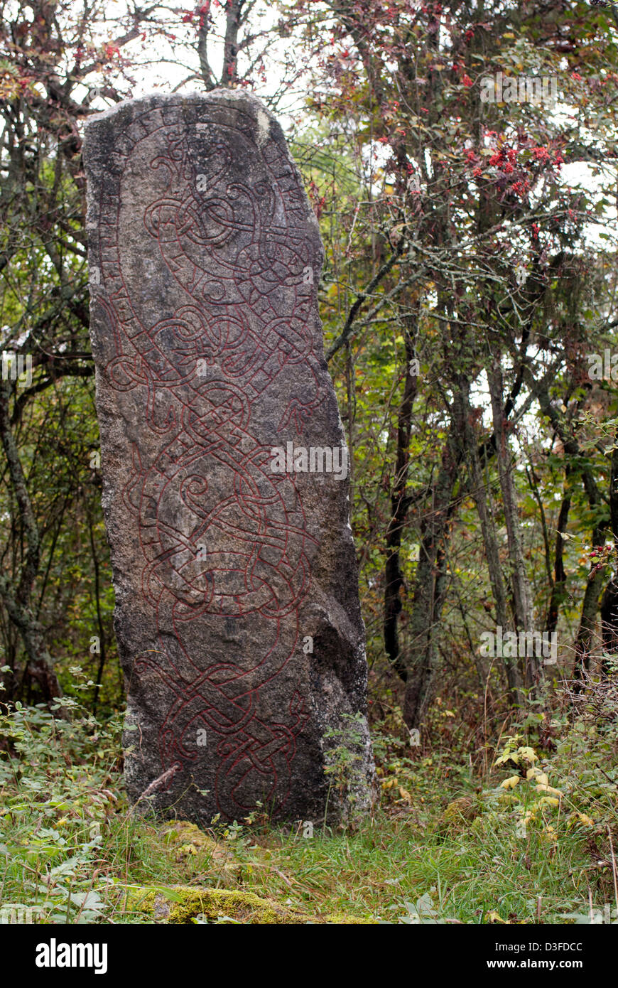 654 ingvar runestone uppland varpsund hi-res stock photography and ...